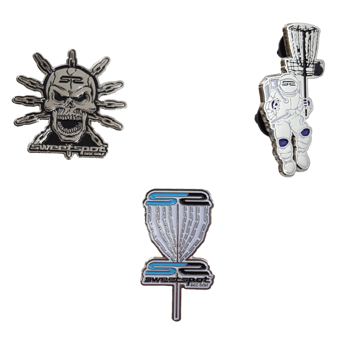 Disc Golf Pin Custom Enamel | Sweet Spot Disc Golf